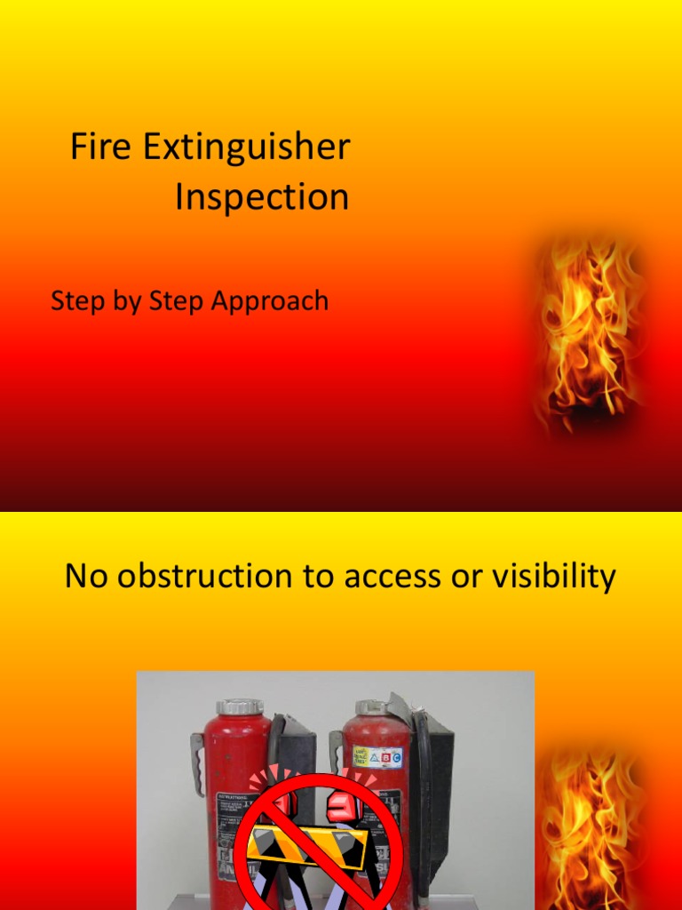 Fire Extinguisher Inspection Guide | PDF