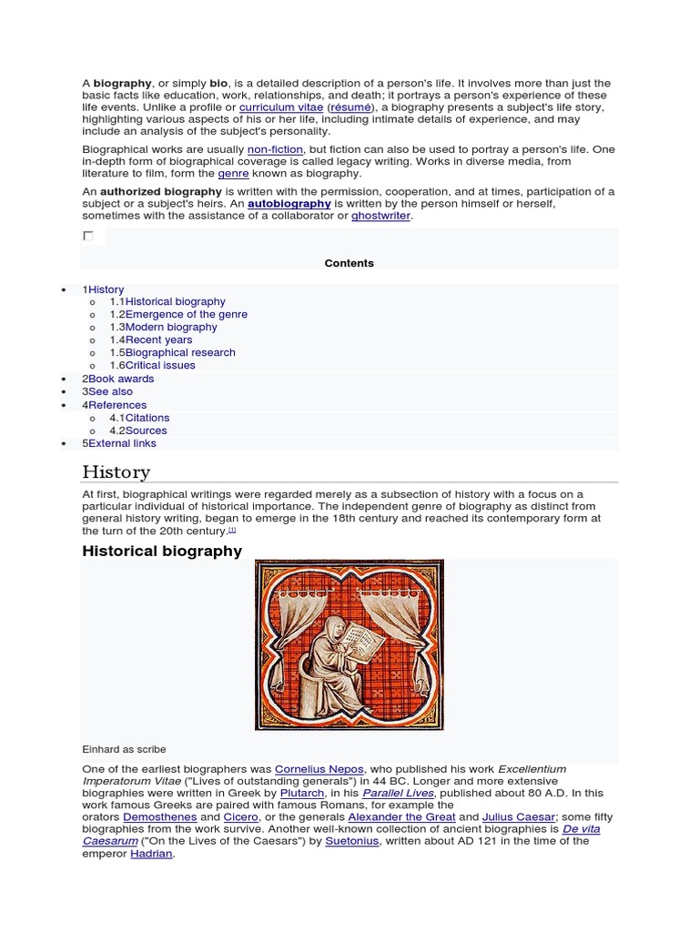 History: Historical Biography | PDF | Biography | Books