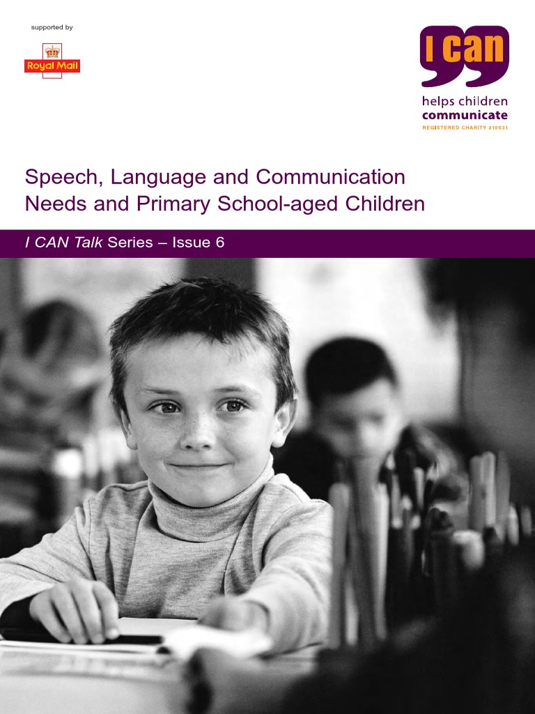 Speech Language and Communication Needs and Primary School Aged Children | Download Free PDF ...