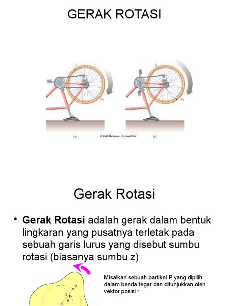 Kinematika Gerak Rotasi dalam Fisika | PDF