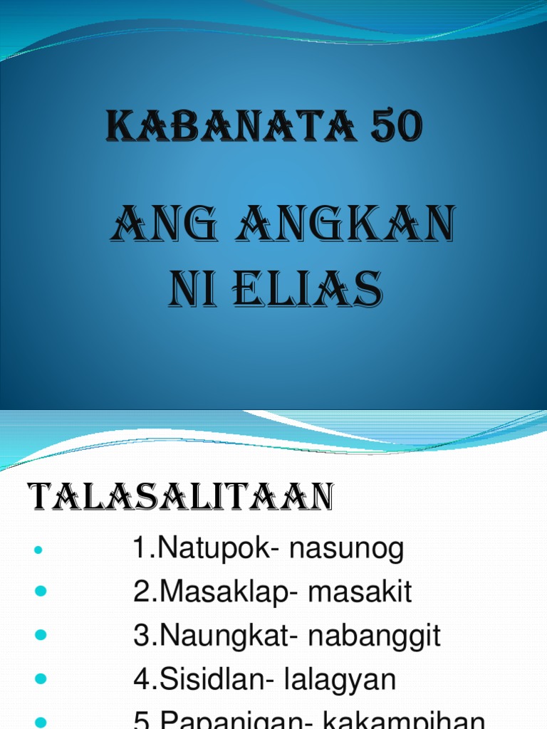 Noli Mi Tangere (Kabanata 50-52)