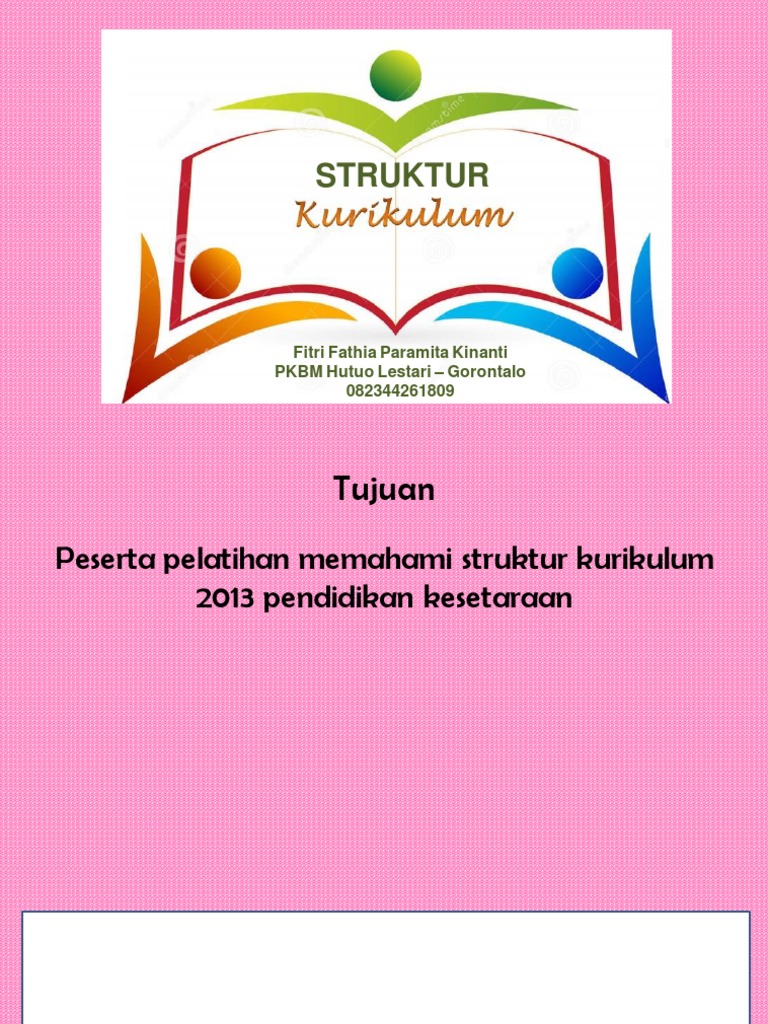 Struktur Kurikulum K13 Pendidikan Kesetaraan | PDF