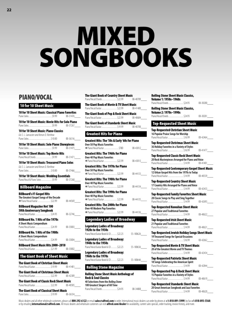 04-MixedSongbooks FakeBooks PDF | Download Free PDF | Sheet Music ...