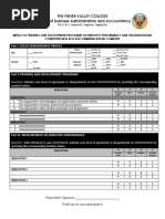 Survey Questionnaire - Disaster Awareness and Preparedness - Sti | PDF ...