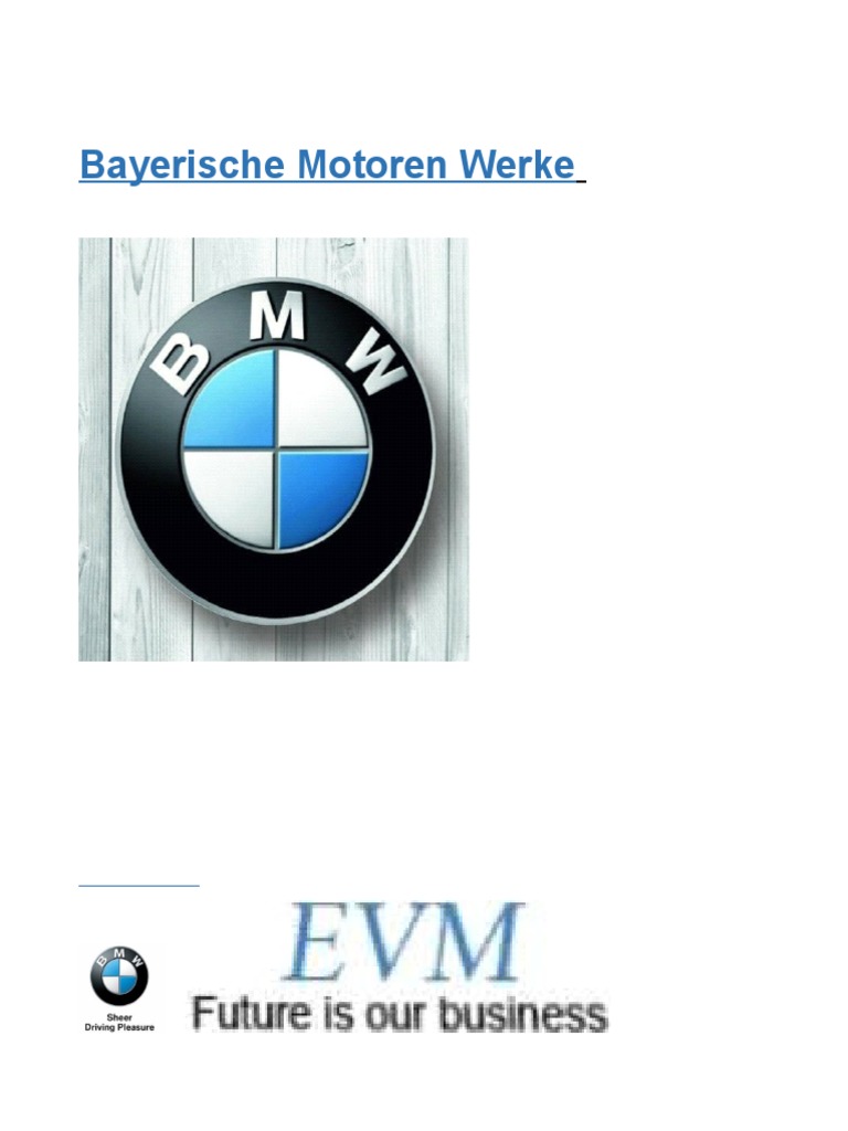 BMW Report | PDF | Bmw | Cars Of Germany