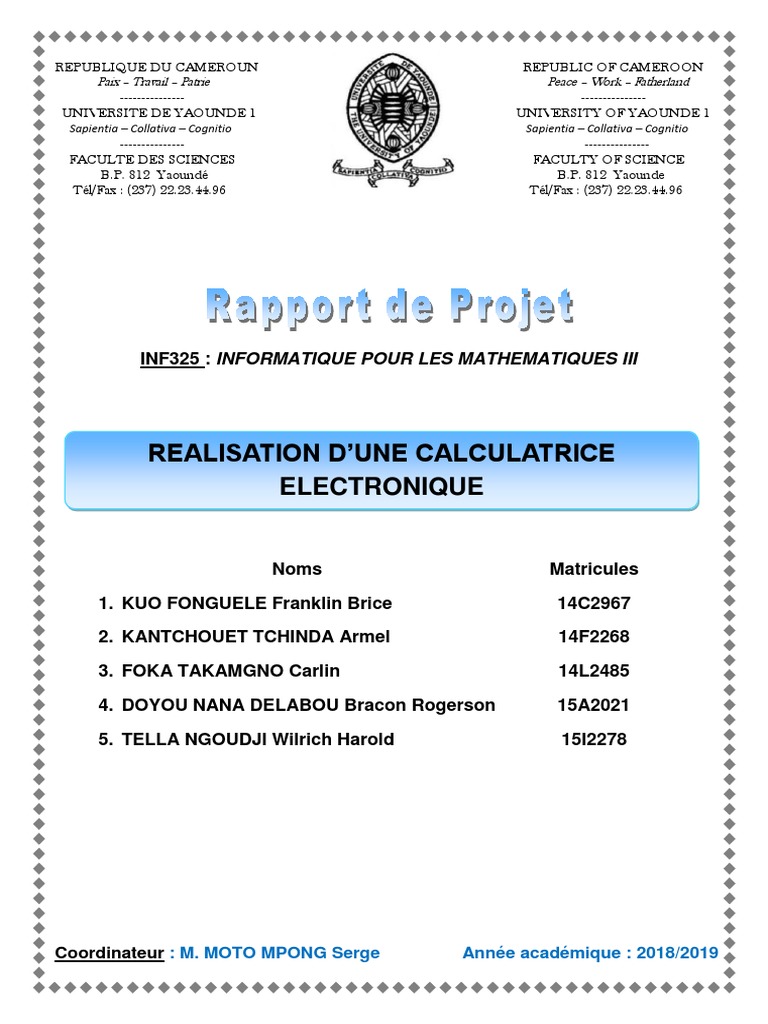 Rapport de Projet | PDF | C (Langage de programmation) | Programmation informatique