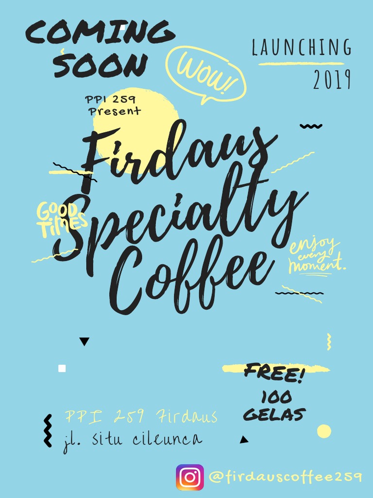 Free Coffee Launch Event 2019 | PDF