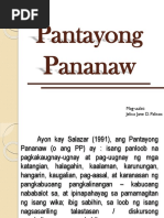 Pantayong Pannaw, Pansilang Pananaw, Pangkaming Pananaw. | PDF