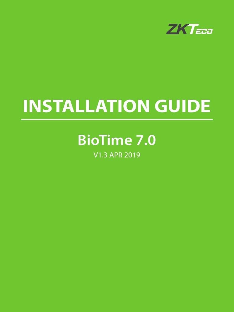 BioTime Installation Guide Version 1.3 | PDF | Port (Computer ...
