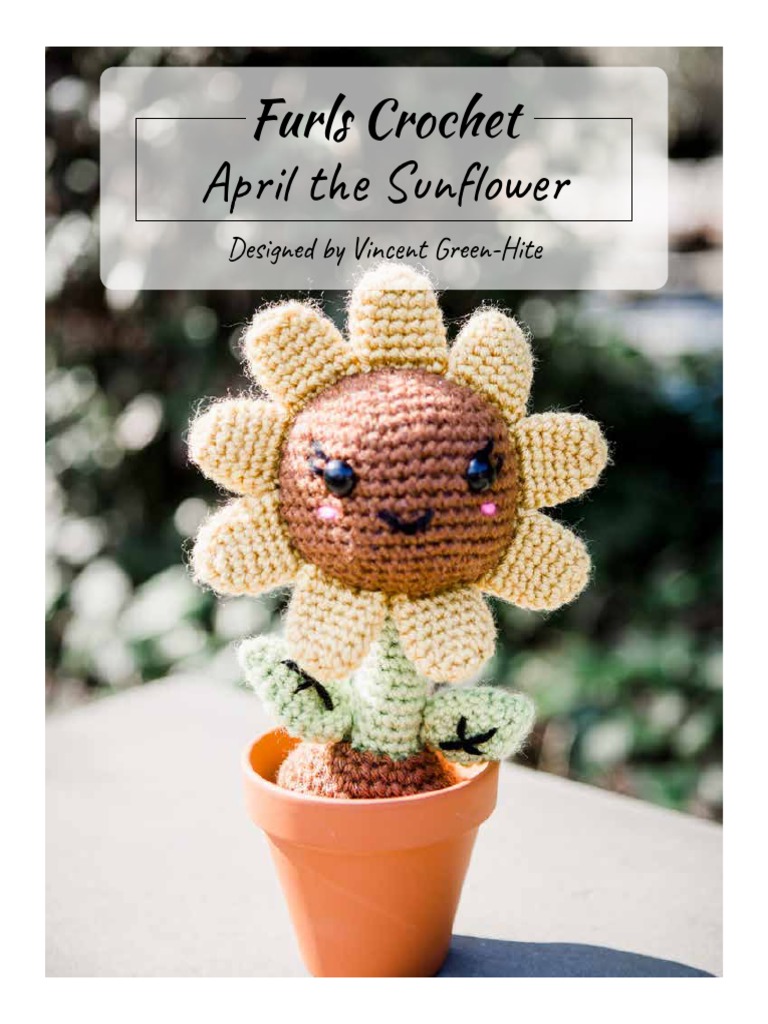 FurlsCrochet - April Sunflower FULL | PDF | Crochet | Crafts