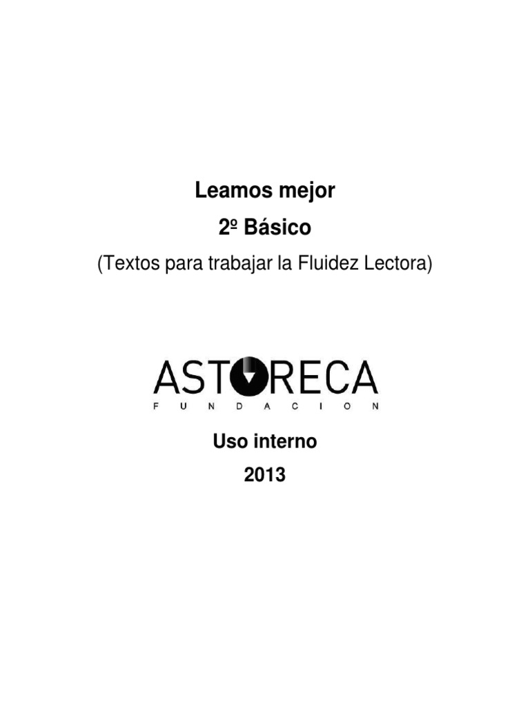 Textos para La Fluidez Lectora Leamos Mejor 2o Basico | PDF | Gorila ...