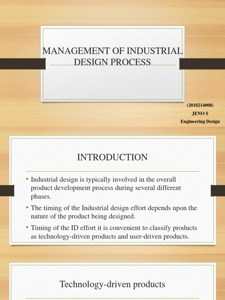 Management of Industrial Design Process | PDF | New Product Development ...