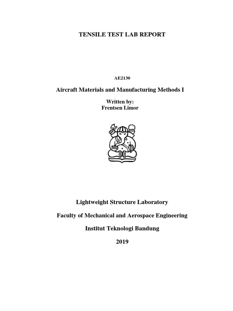 Tensile Test Lab Report (For Me) | PDF | Strength Of Materials ...