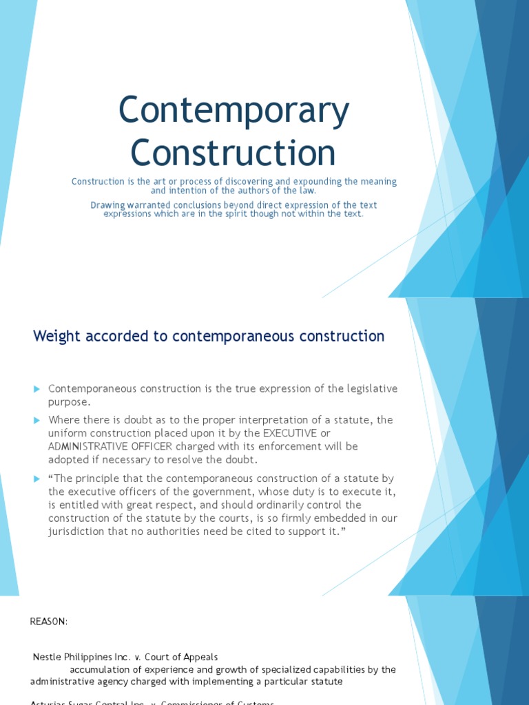 Statutory Construction | PDF | Statutory Interpretation | Common Law