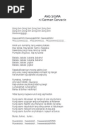 Sayaw by Maan Chua | PDF