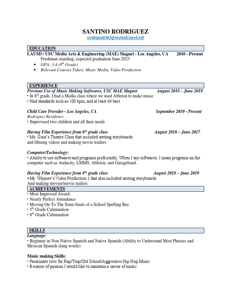 Santino Resume | PDF | Career & Growth | Social Science