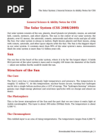Science Form 3 - Chapter 9 (Sun and Galaxies) | PDF | Stars | Supernova