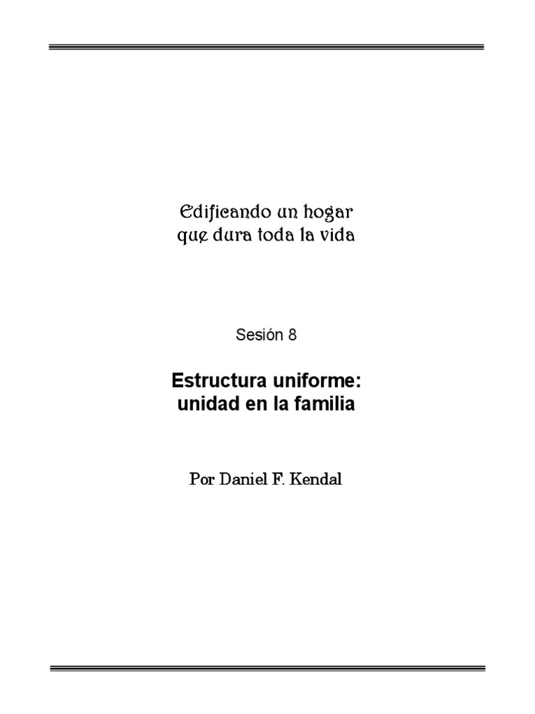 Edificando Un Matrimonio para Toda La Vida Sesión 8 PDF | PDF | Cristo (título) | Religión y ...
