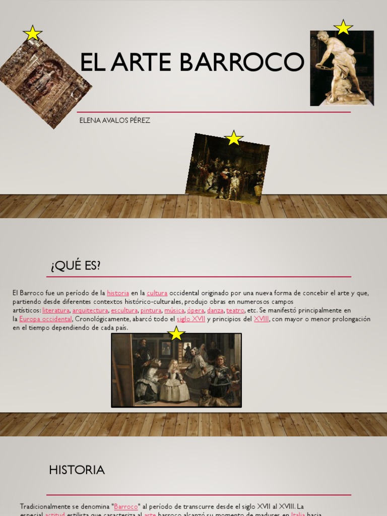 El Arte Barroco - PPTX Elena | PDF | Barroco | Pinturas