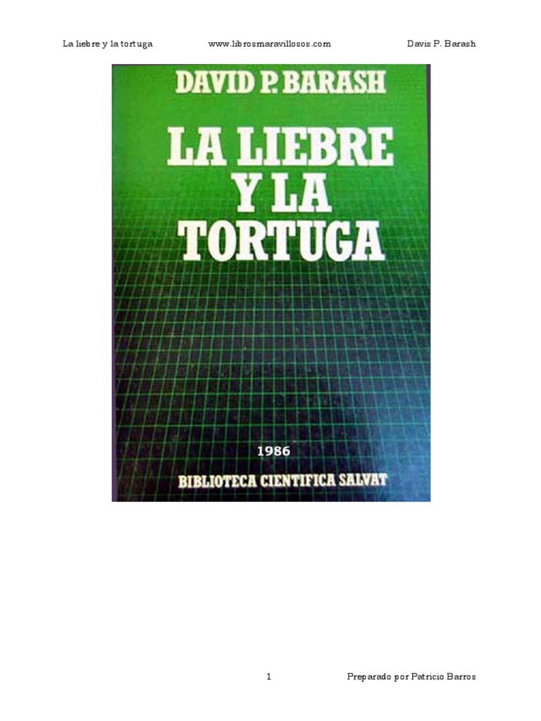 La Liebre y La Tortuga-David P Barash | PDF | Seleccion natural | Evolución
