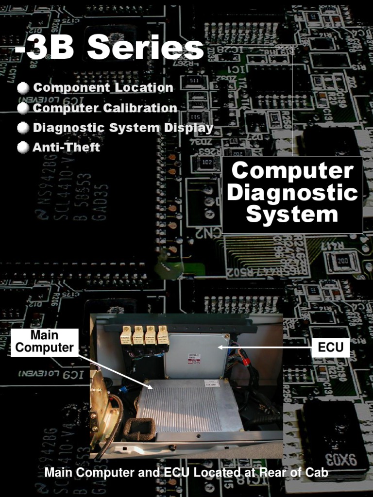 3B Series: Computer Diagnostic System | PDF | Switch | Throttle
