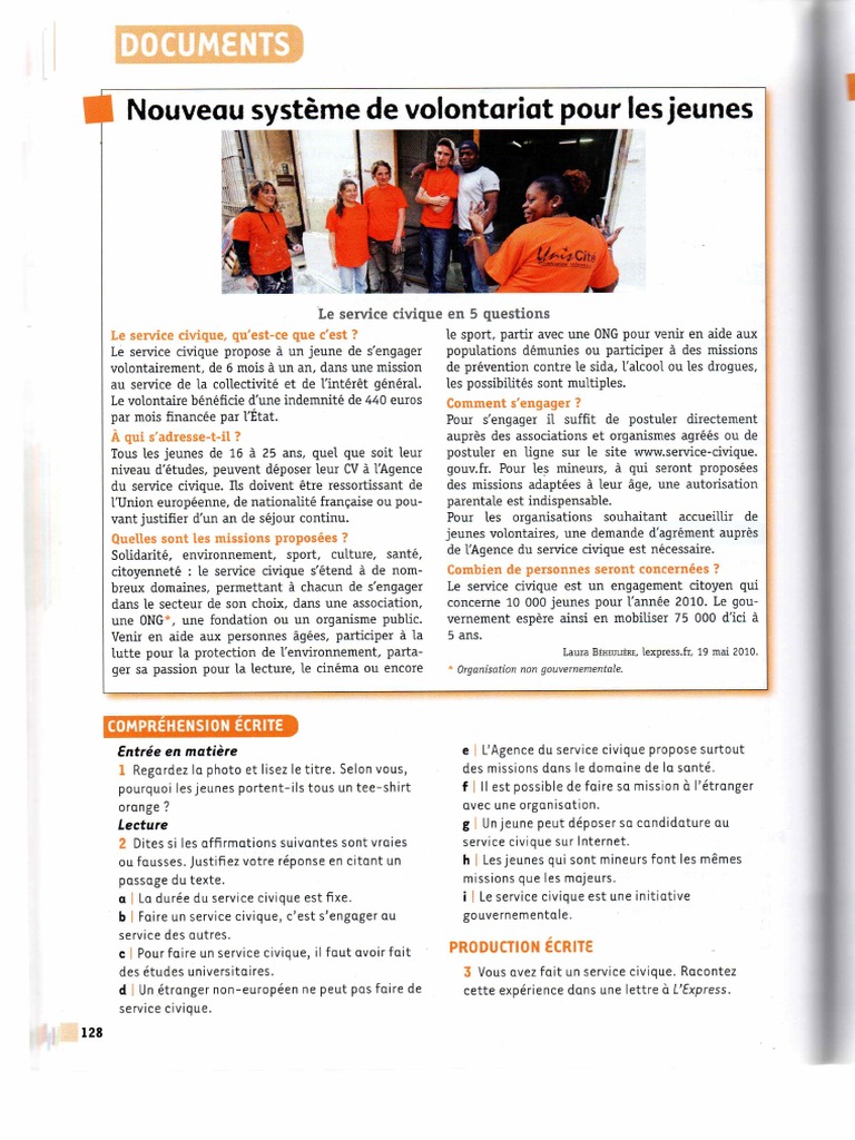 CE - Nouveau Sytème de Volontariat Pour Les Jeunes | PDF