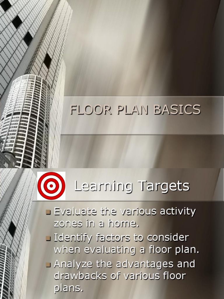 Floor Plan Basics in Architectural Design | PDF | Kitchen | Room