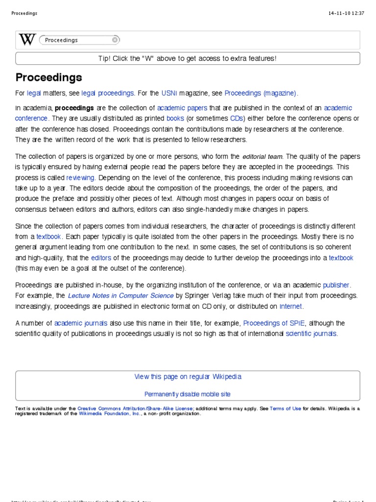 Proceedings | Download Free PDF | Written Communication | Mass Media