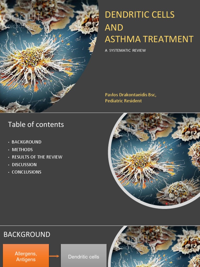 Dendritic Cells in Asthma Treatment (Review) | PDF | T Helper Cell ...