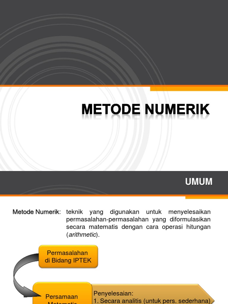 Metode Numerik | PDF