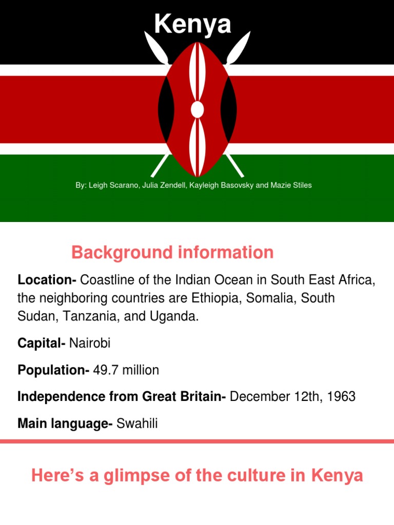 Kenya Powerpoint | PDF | Kenya | Swahili Language