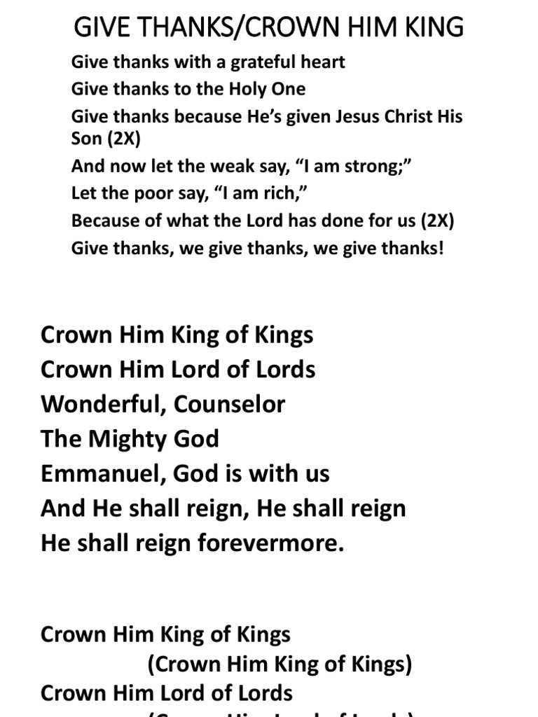 Give Thanks PP | PDF