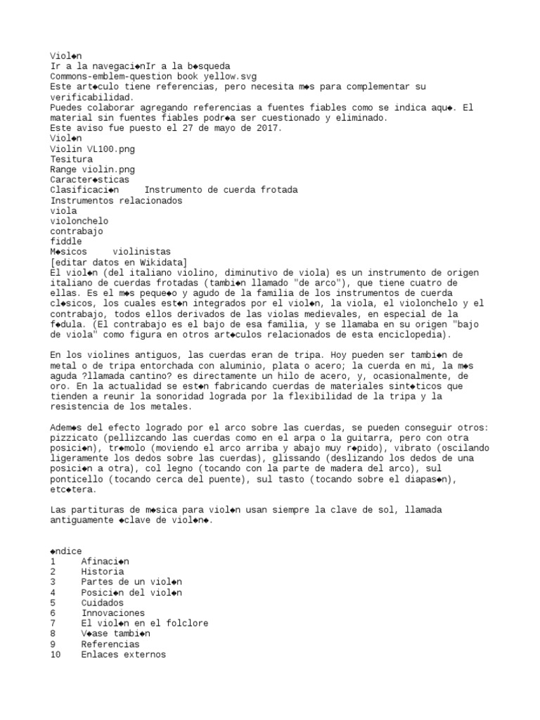 Violin Wiki | PDF | Violín | Instrumentos arqueados