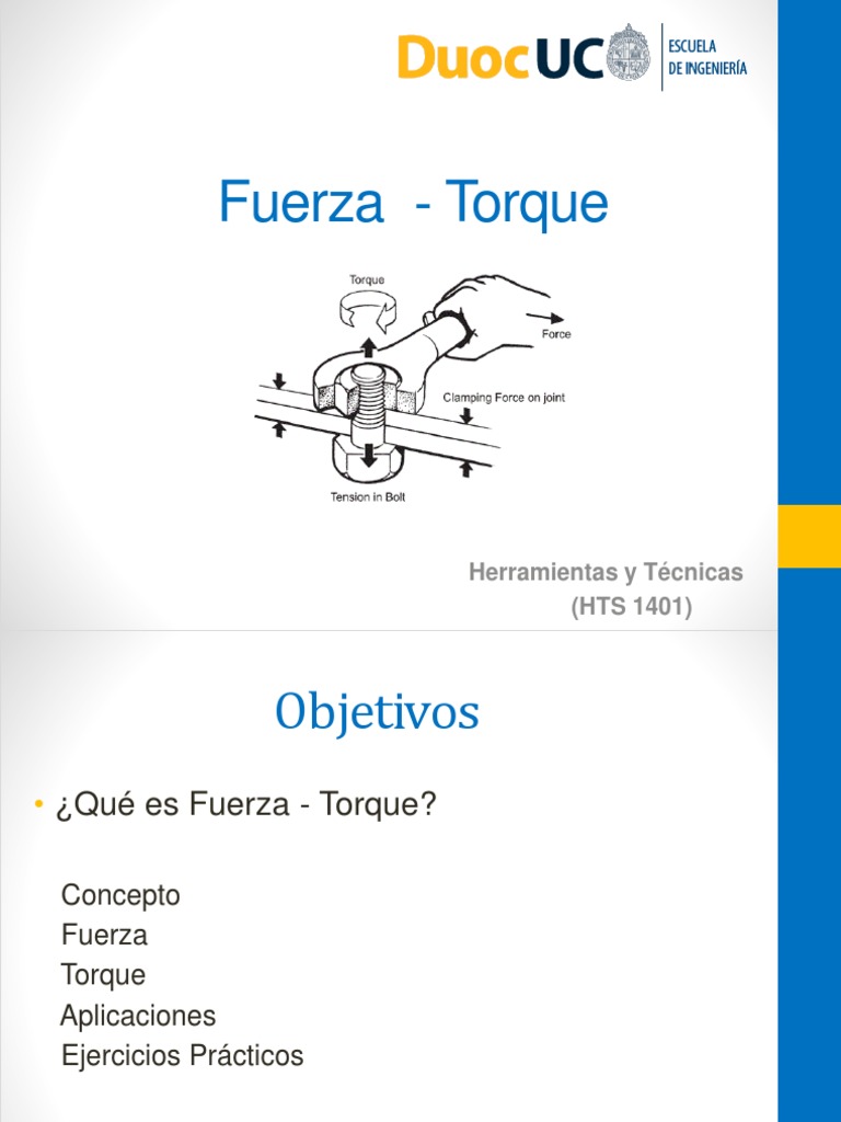 HTS Torque | PDF | Esfuerzo de torsión | Fuerza