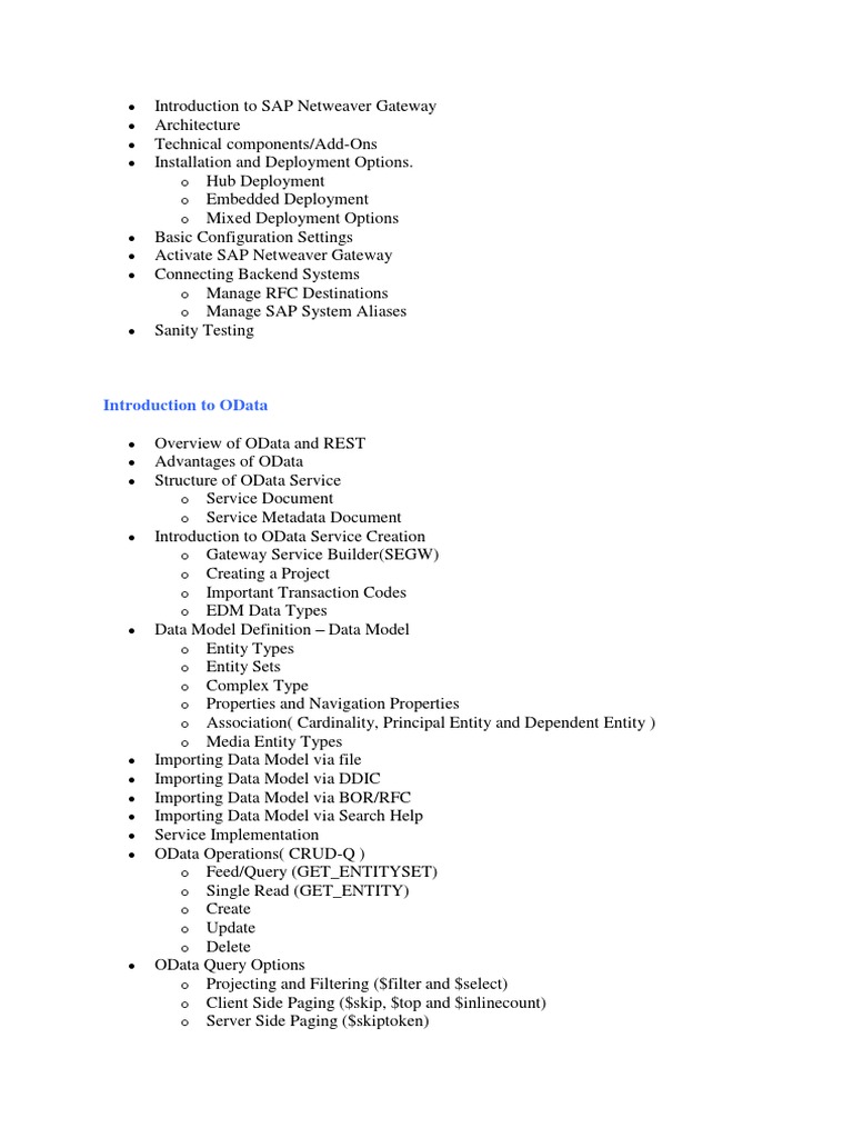 Introduction To Odata | PDF