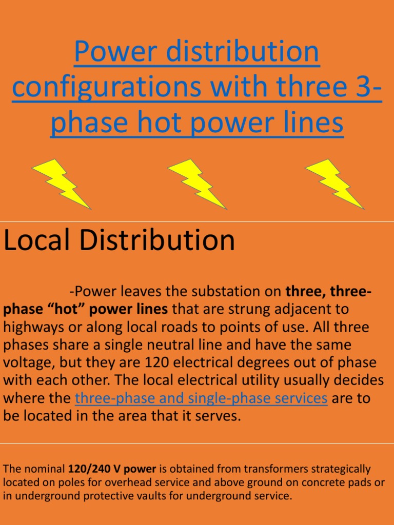 3-Phase Distribution Flow | PDF | Electric Power Distribution | Engineering