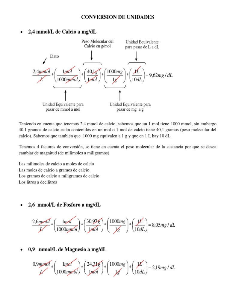 CONVERSION DE UNIDADES - Mara | PDF