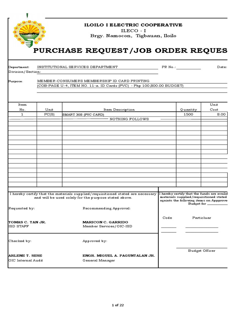 Procurement Forms | PDF | Contractual Term | Supply Chain Management
