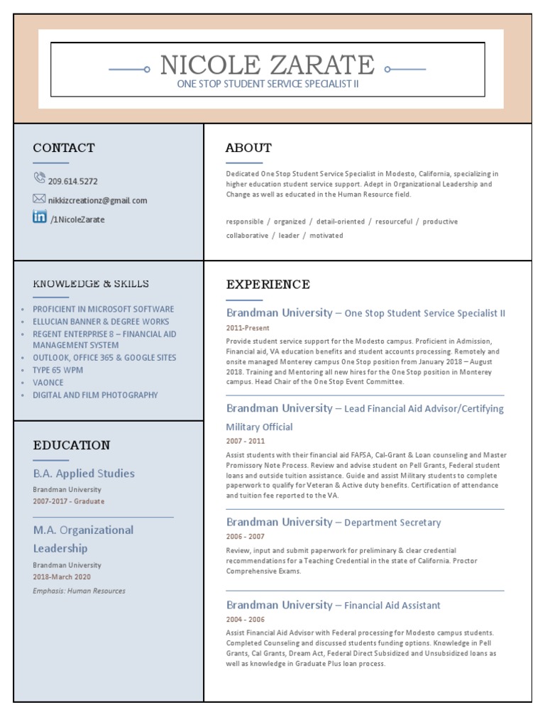 Recent Nikki Resume | Download Free PDF | Academia | Learning