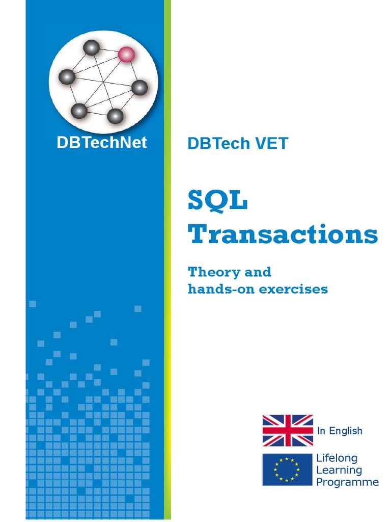 Sql Transactions Handbook En Pdf Database Transaction Databases