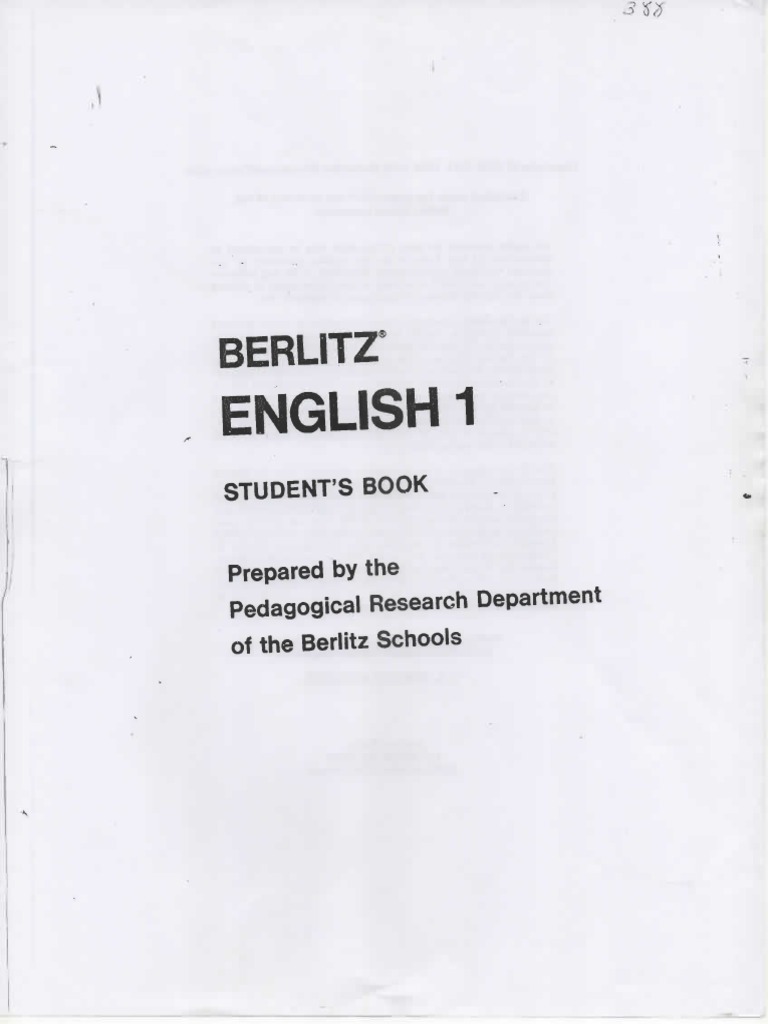 Berlitz 1 | PDF