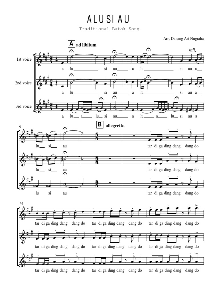 Alusi Au (SSA) | PDF