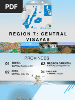 Central Visayas: Region 7 Highlights | PDF | Cebu