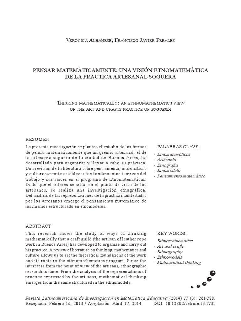 Pensar Matematicamente PDF | PDF | Conocimiento | Los símbolos