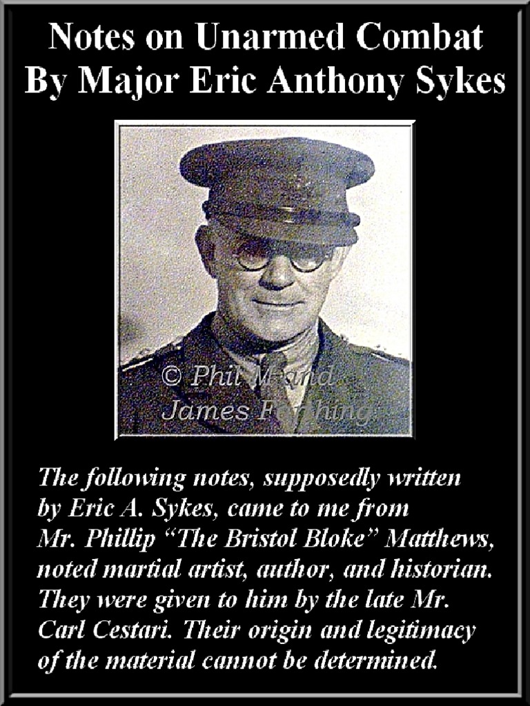 Notes On Unarmed Combat - Sykes PDF | PDF | Hand | Combat Sports