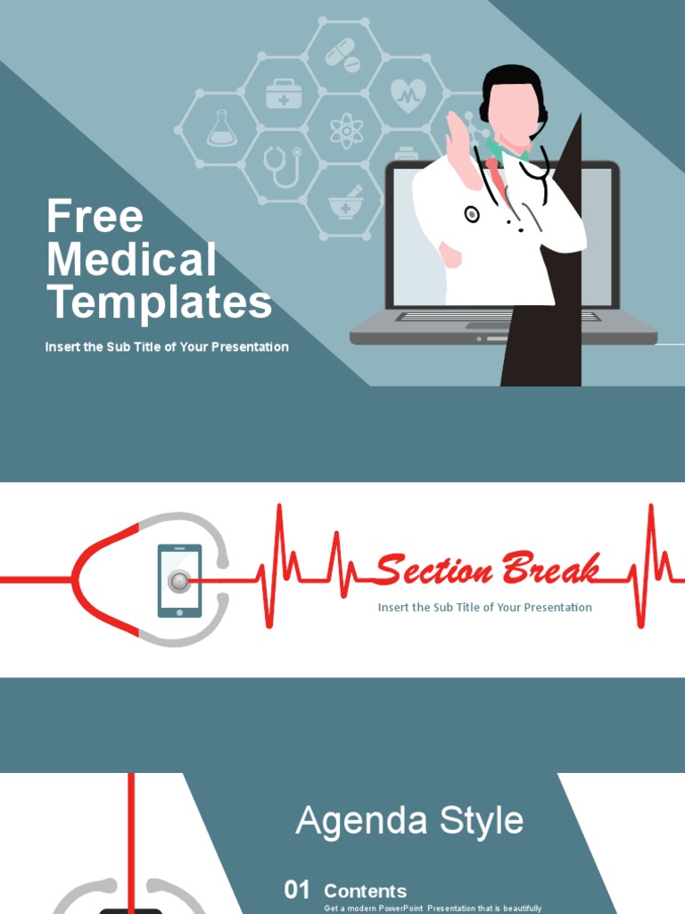 Online Doctor Medical PowerPoint Templates | PDF | Microsoft Power ...