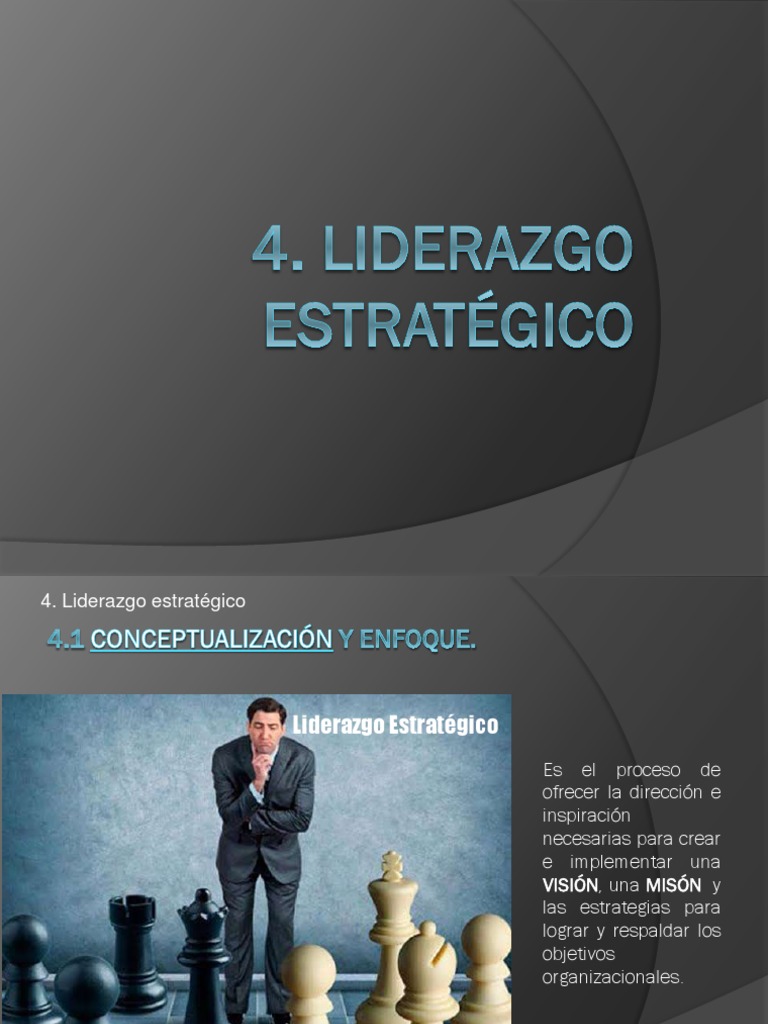 Unidad 4 Lider | PDF | Liderazgo | Planificación