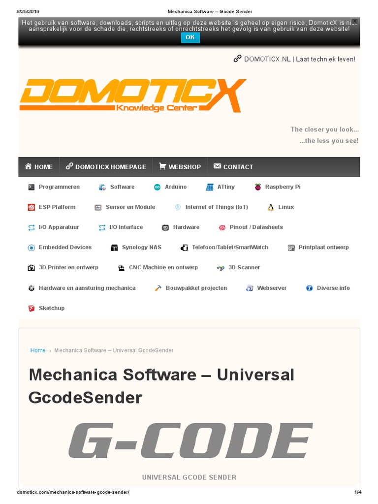 Mechanica Software - Gcode Sender | PDF | System Software | Software