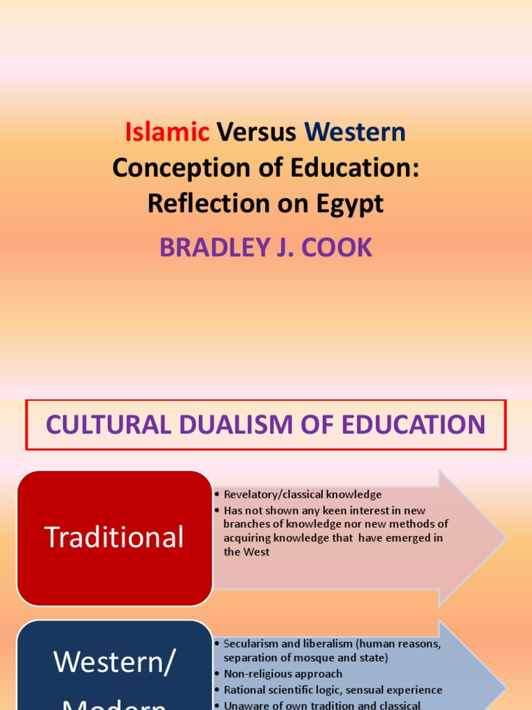 Islamic Versus Western | PDF | Science | Religious Education