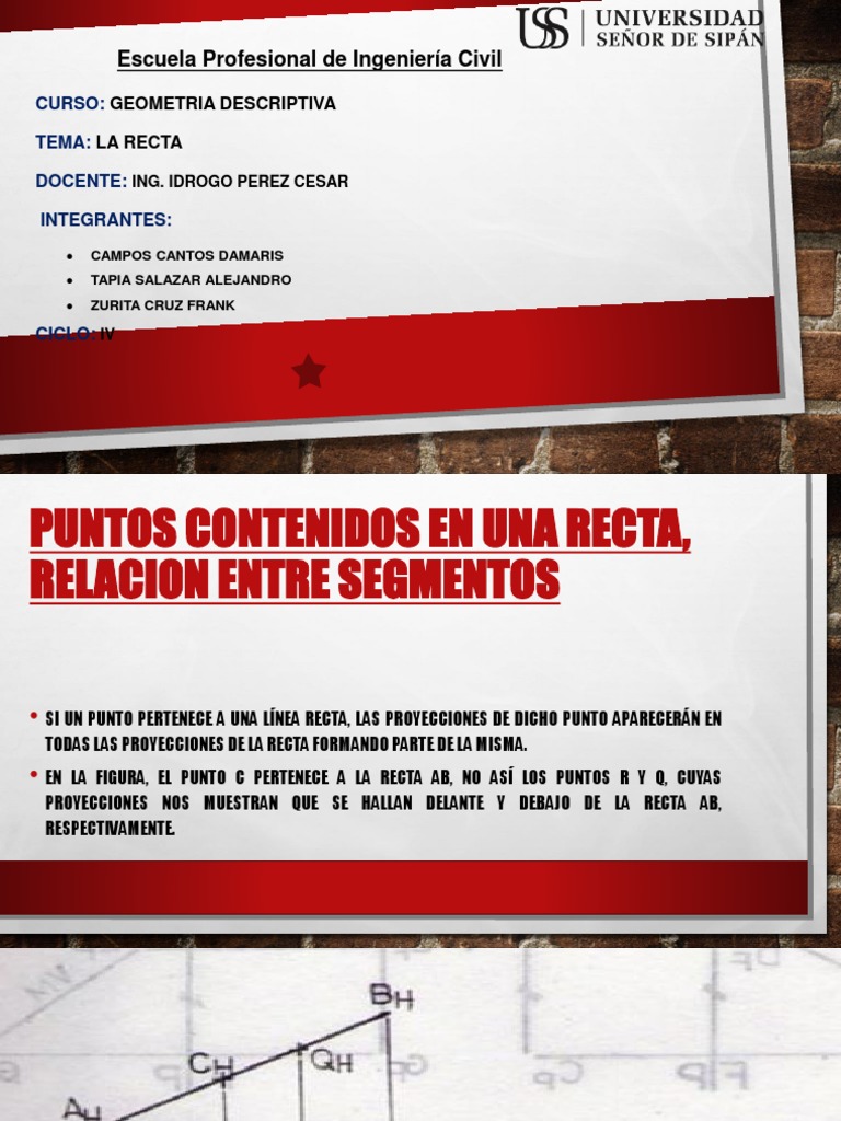 Diapositivas Geometría | PDF | Línea (geometría) | Geometria plana)